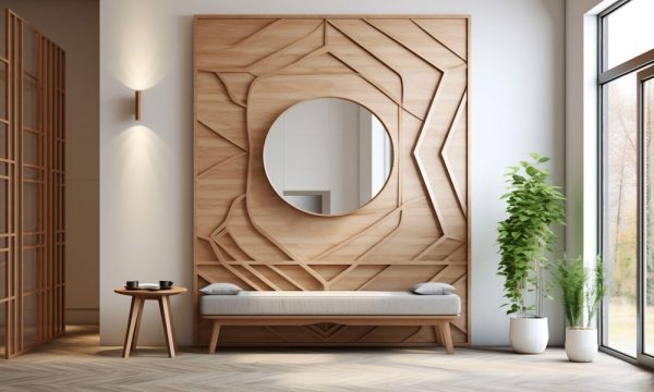 10 Statement Wall Design Ideas Using Acrylic and Veneer - New iVY Homes